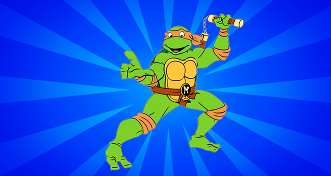 TMNT: Michelangelo Cursor Trail - Cursor Trail