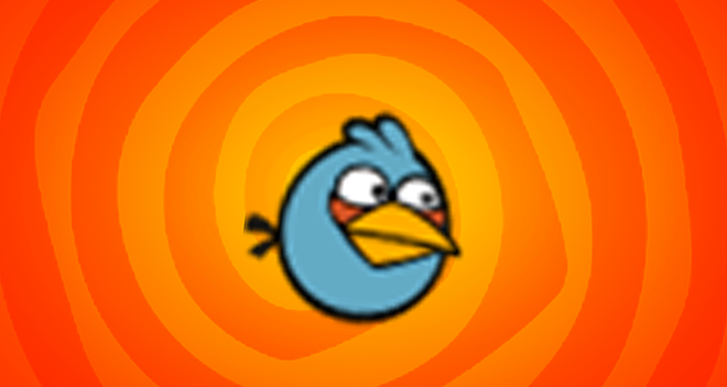 The Blues Angry Birds cursor trail - Cursor Trail
