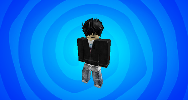 Roblox Boy Emo Avatar cursor trail - Cursor Trail