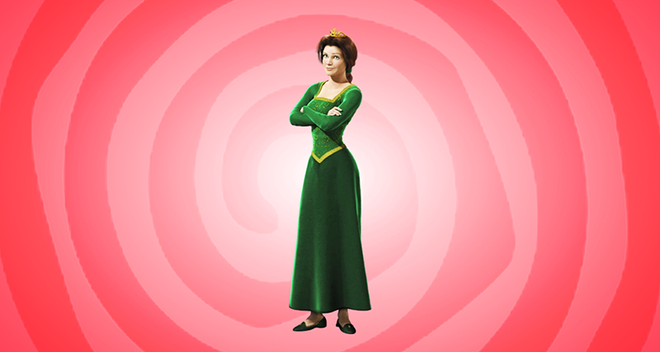 Shrek: Fiona Princess Cursor Trail - cursor-trails.com