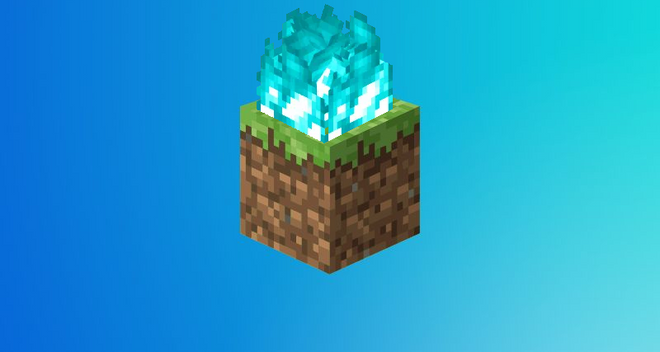 Minecraft Soul Fire Block Cursor Trail - Cursor Trail