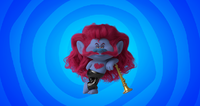 Trolls Chaz cursor trail - Cursor Trail