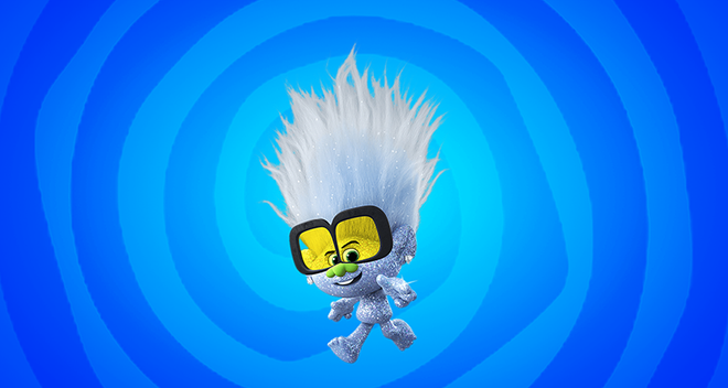 Trolls Tiny Diamond cursor trai - Cursor Trail