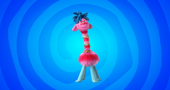 Trolls Prince D cursor trai - Cursor Trail