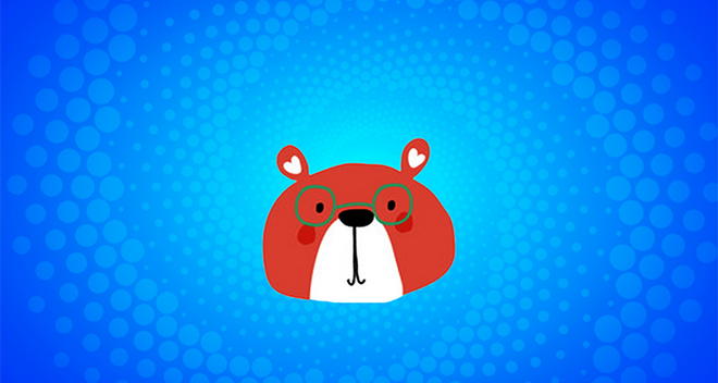 Christmas Bear Red cursor trail - Cursor Trail