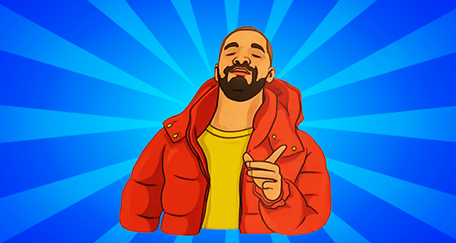 Drake Meme - Cursor Trail